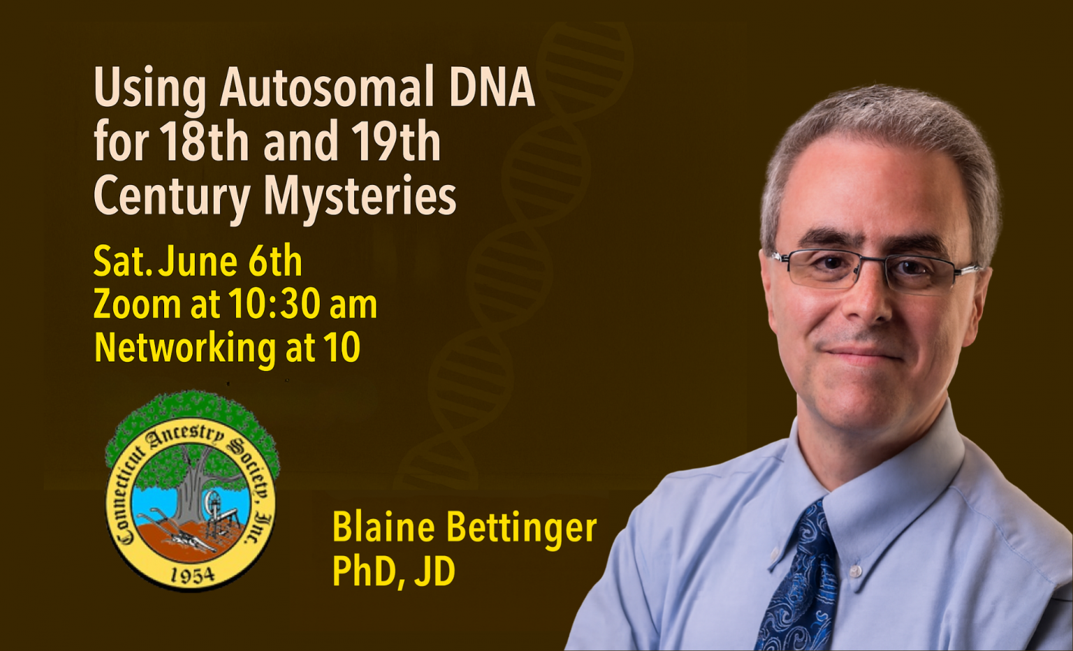 Events from April 25 – June 6 – Connecticut Ancestry Society